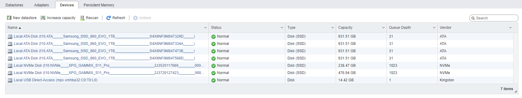 NVMe SSD not recognized 6.7U1+ – Matts Bos